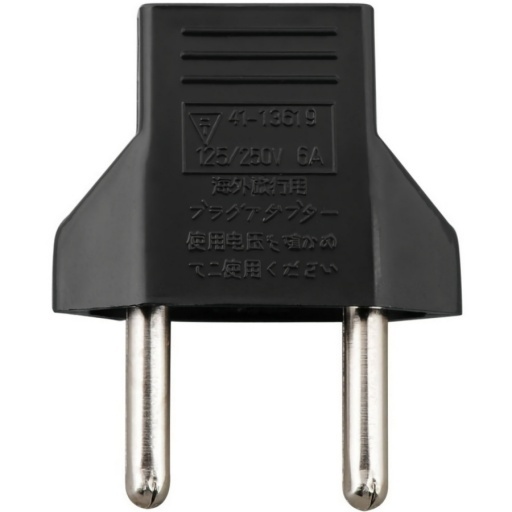 PACK X10 ADAPTADORES FICHA AMERICANA 2 PATAS CHATAS A REDONDAS PREMIUM ...