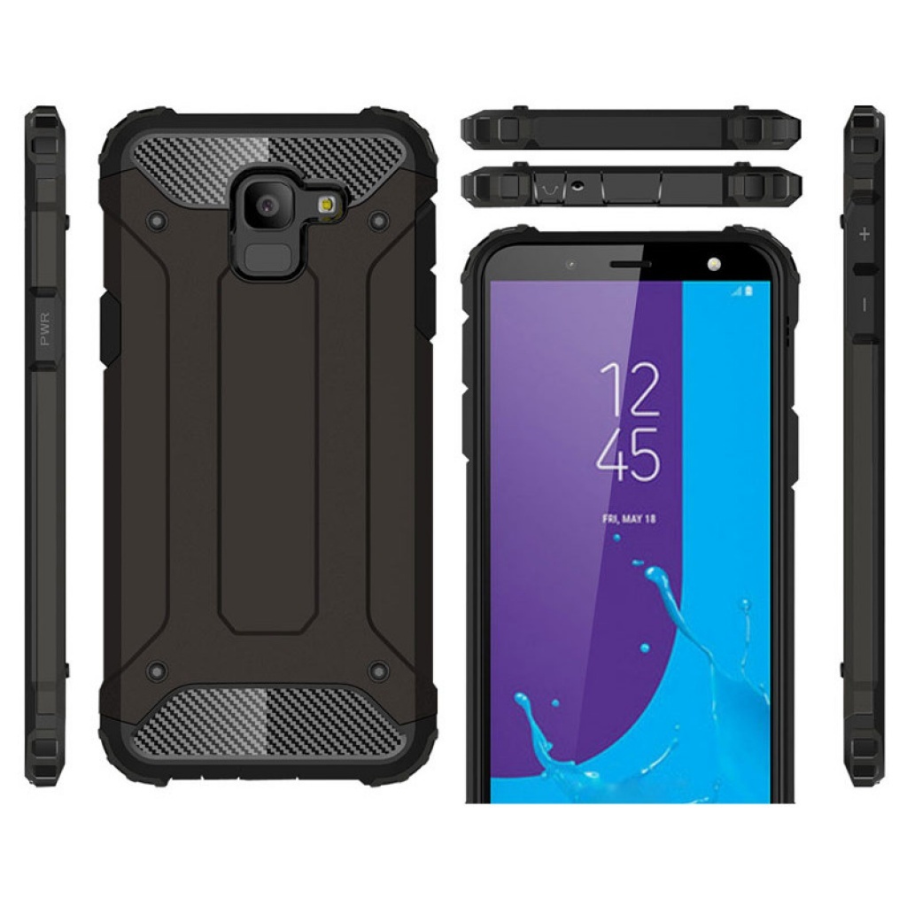 PROTECTOR DOBLE CAPA TIPO SPIGEN ARMOR SAMSUNG J6 CELULARES