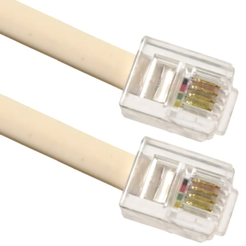 CABLE TELEFONICO DE 5 METROS PARA TELEFONO DE 5MTS RJ11 HOGAR